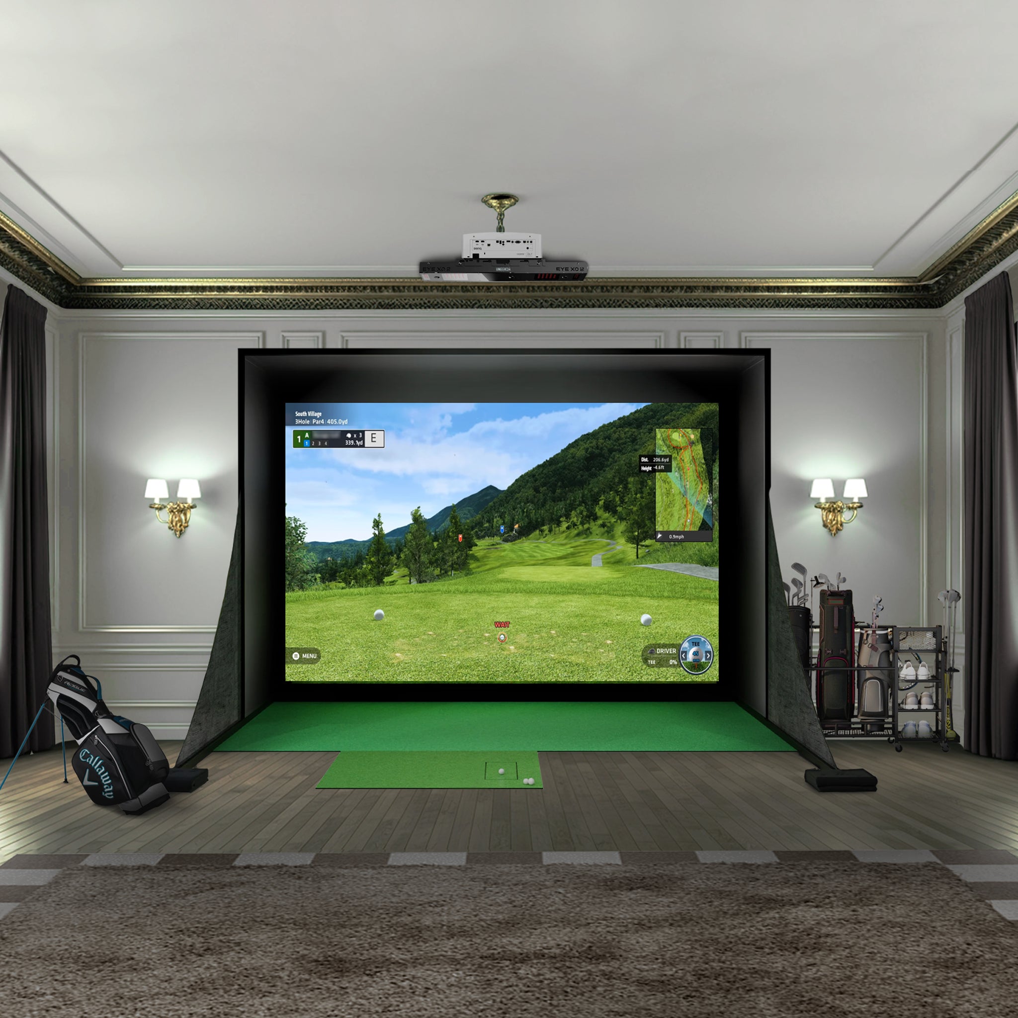 Uneekor EYE XO2 DIY Golf Simulator Performance Package – My Golf Direct